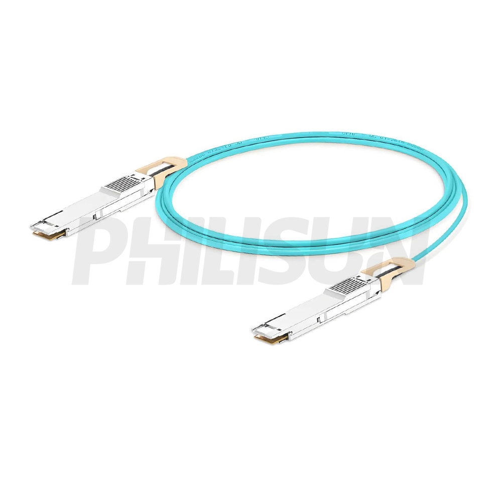 200G QSFP-DD to QSFP-DD Active Optical Cable (AOC) - www.philisun.com