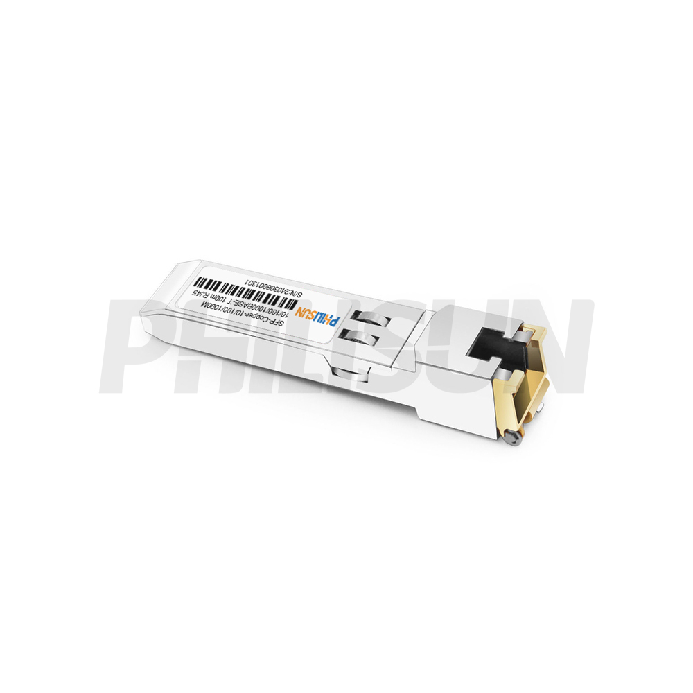 Generic Compatible 10/100/1000BASE-T SFP 100m Copper RJ45 Transceiver ...
