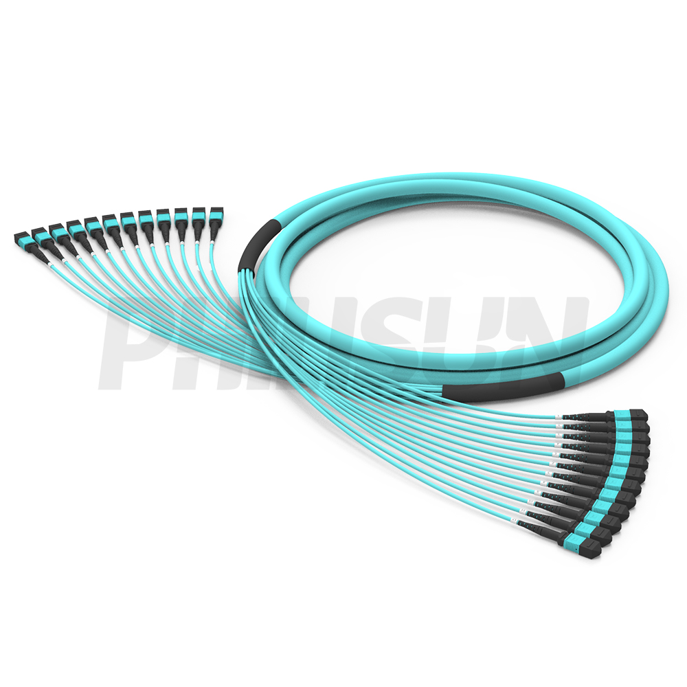 MPO-144 Trunk Cable - 144 Fiber Main Trunk Cord, Base-12, Supports OS2 ...